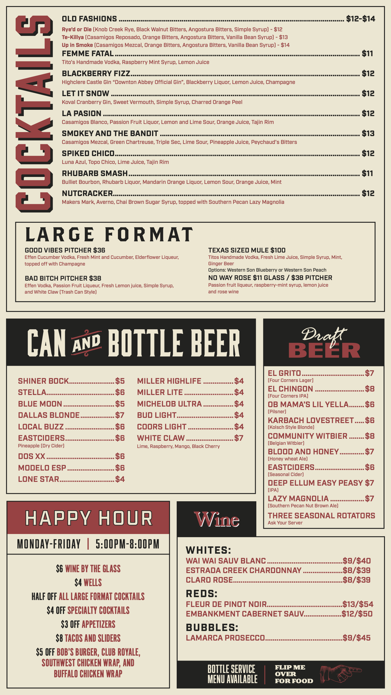 Deep Ellum Sports Bars | Late Night Food | Happy Hour | Off The Cuff