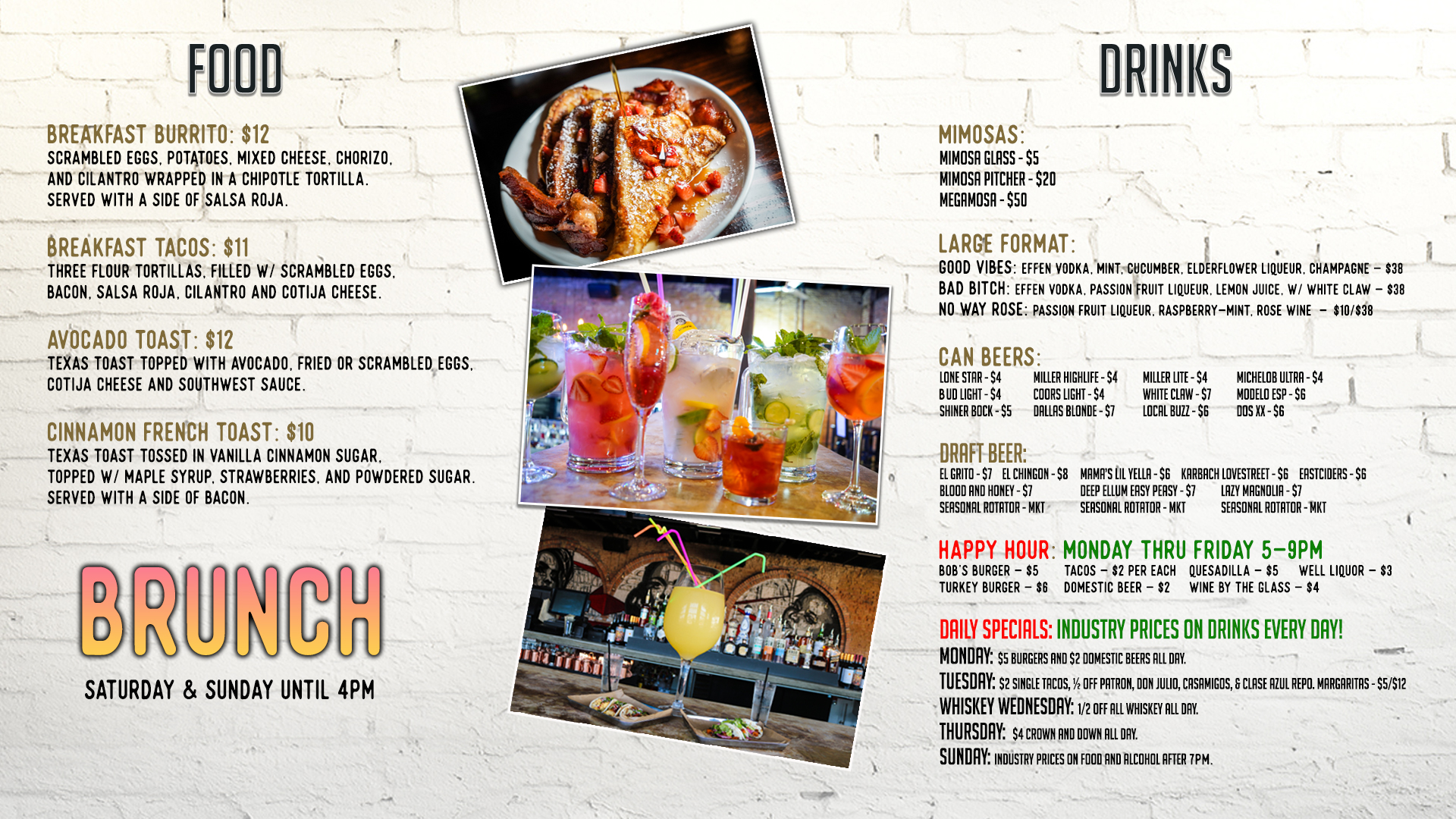 Deep Ellum Sports Bars | Late Night Food | Happy Hour | Off The Cuff